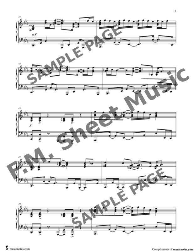 Say It Ain't So (Advanced Piano) By Weezer - F.M. Sheet Music - Pop Arrangements by Jennifer Eklund